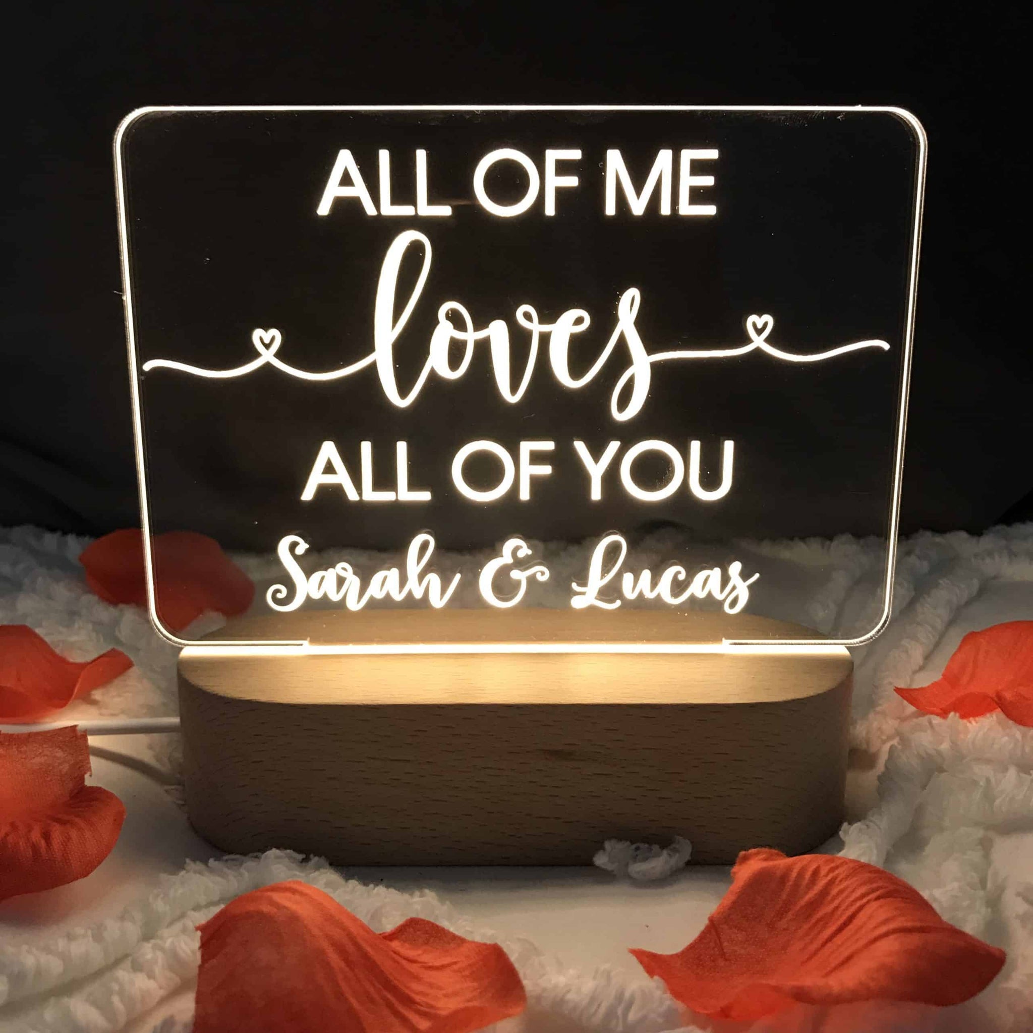 Personalised Love Lights - Popular Sayings Design